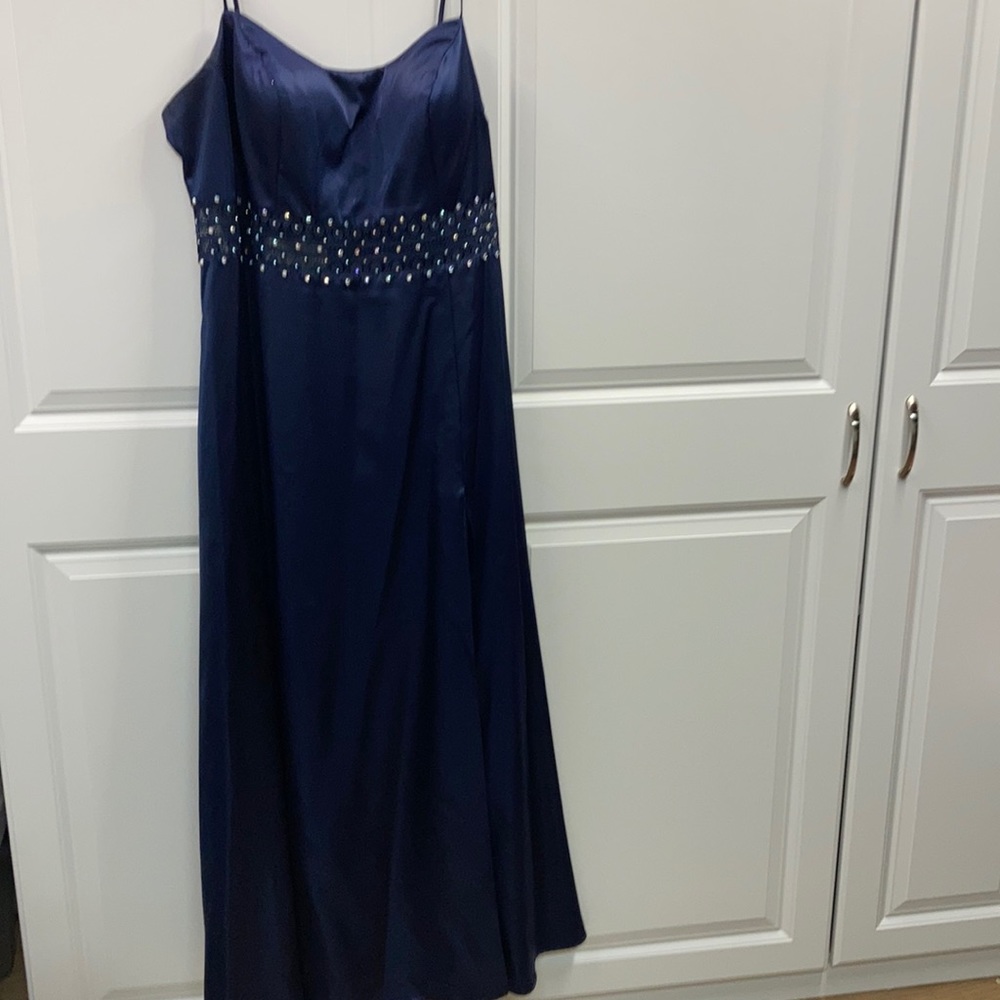 Prom Dress - Women’s Navy Blue Prom Dress. - Gem